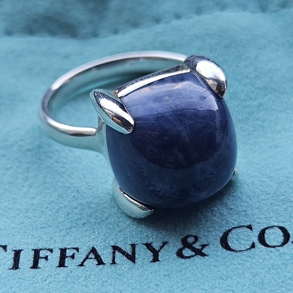 Tiffany & Co. | Jewelry | Tiffany Co Sodalite Sugar Stack Ring | Poshmark